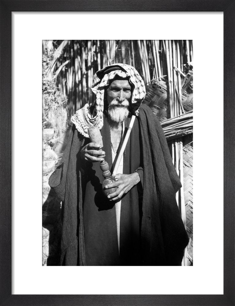 Madan man with a wooden pipe – Pitt Rivers Museum Prints