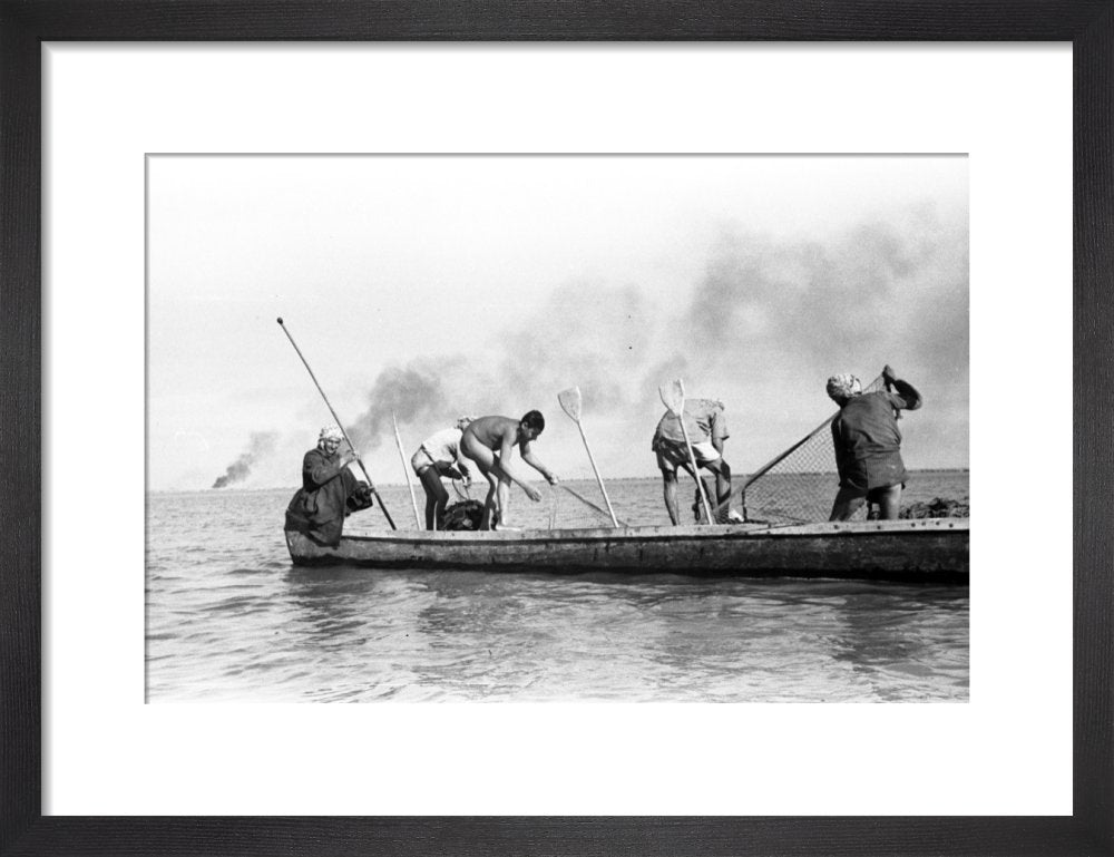 Berbera men fishing with nets – Pitt Rivers Museum Prints