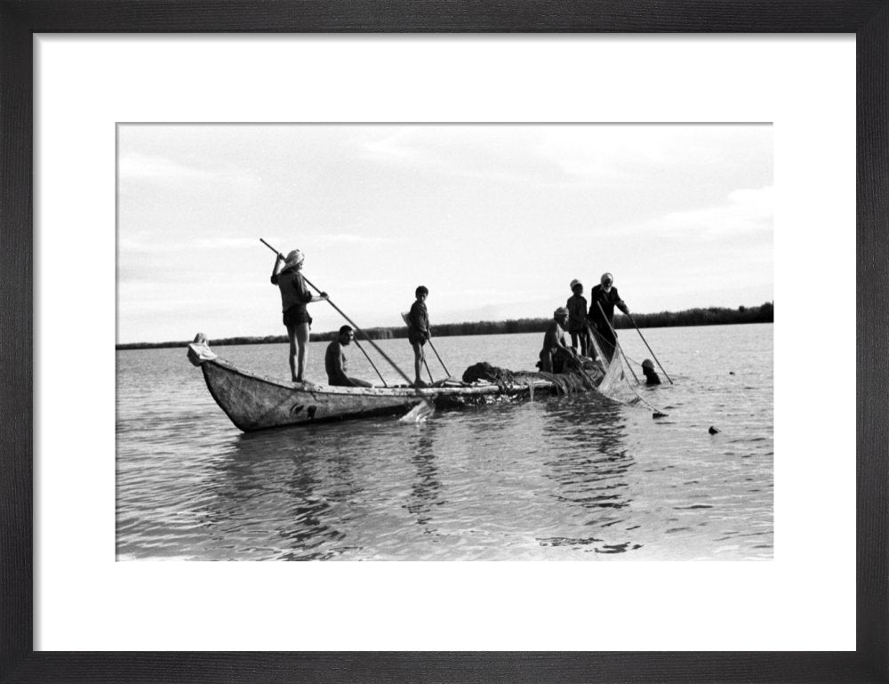 Berbera men fishing with nets – Pitt Rivers Museum Prints