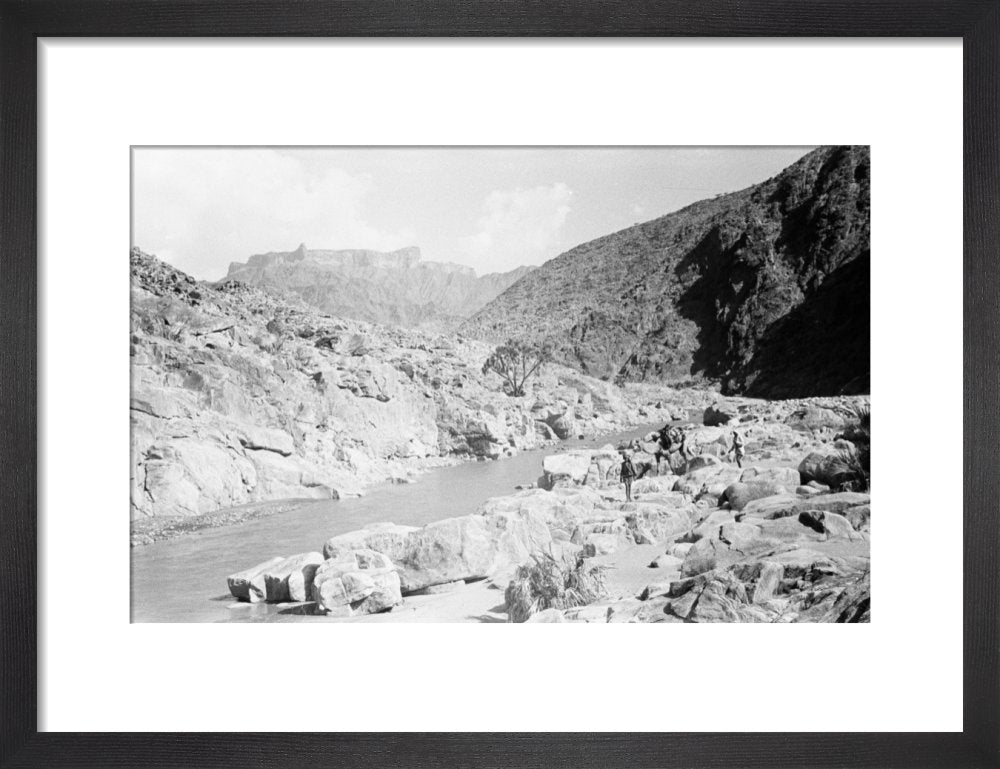 Wadi Baysh in flood in ... – Pitt Rivers Museum Prints